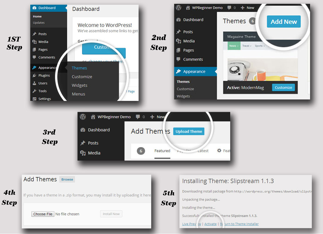 How To Install A Wordpress Theme Job Theme Job Board Wordpress